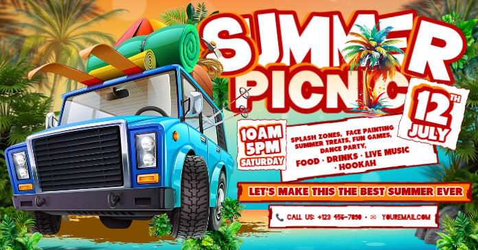 The Great Summer Escape Template | PosterMyWall