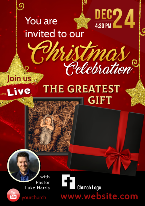 The greatest gift Template | PosterMyWall
