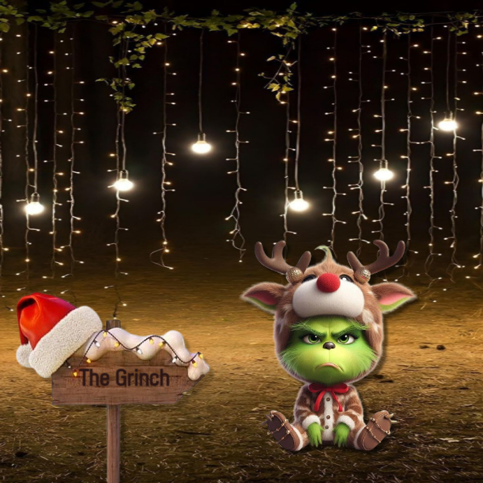 The Grinch Template | PosterMyWall