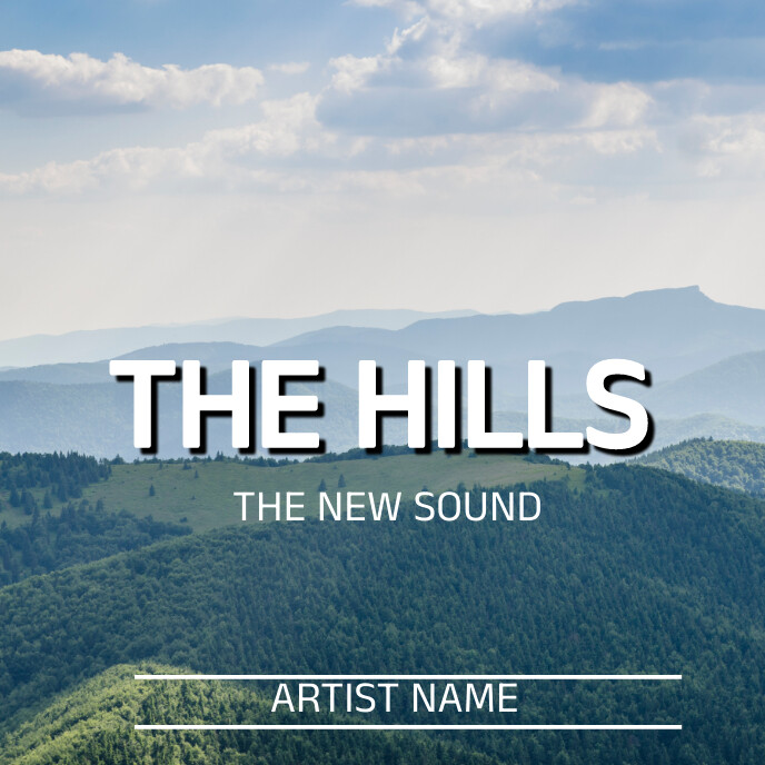 The Hills Album Cover Template | PosterMyWall
