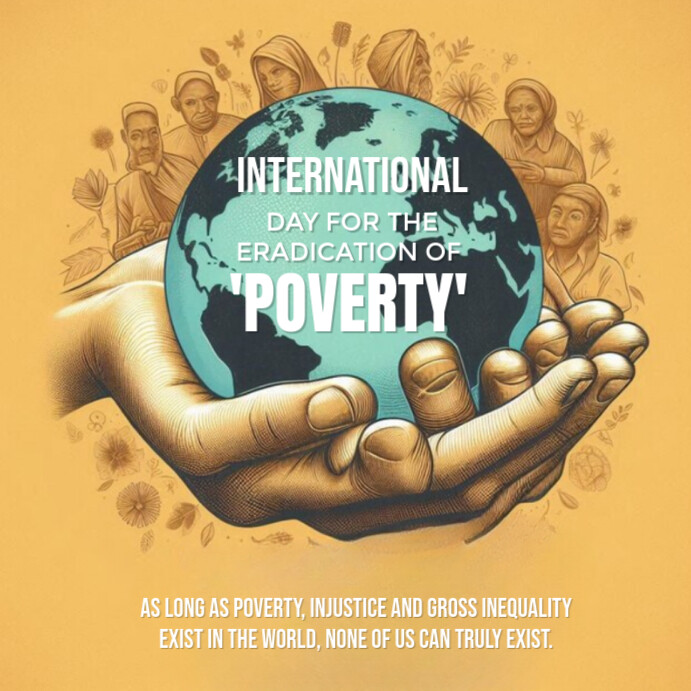 The International Day for the Eradication of Poverty Template ...