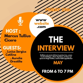 interview Template | PosterMyWall