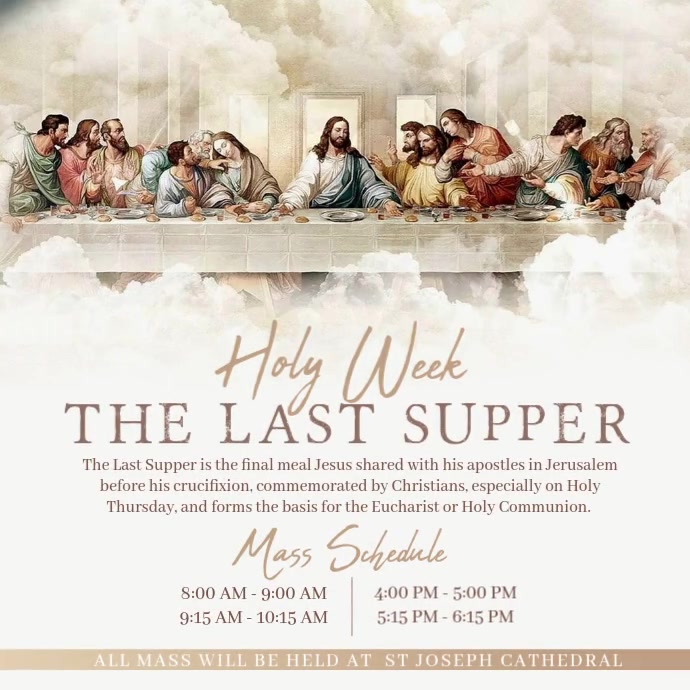 Copy of The Last Supper | PosterMyWall