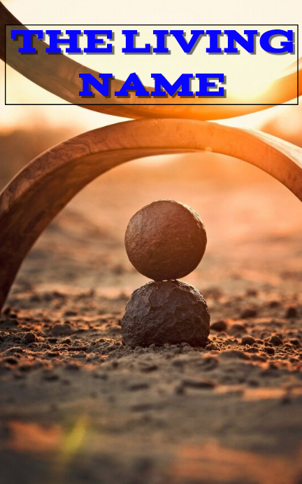 Copy of THE LIVING NAME BOOK TEMPLATE | PosterMyWall