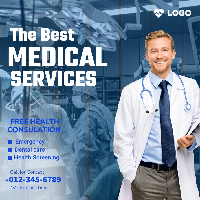 The Medical Services Template | PosterMyWall
