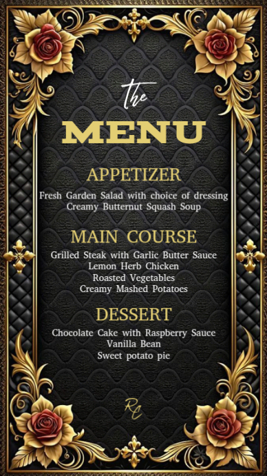 The Menu Template | PosterMyWall