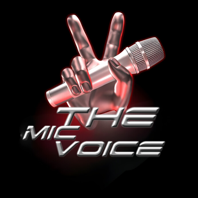 Copy of The mic voice image | PosterMyWall