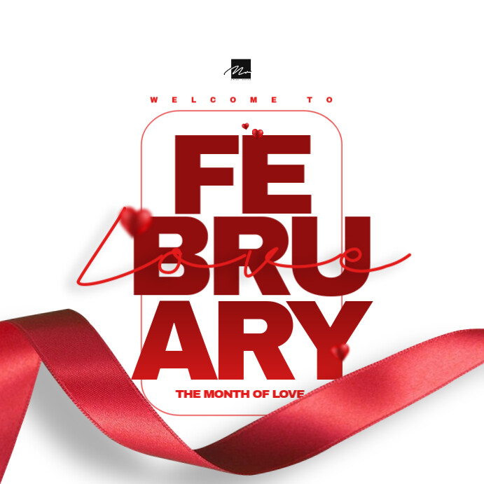 The Month of February Social Media Post Template | PosterMyWall