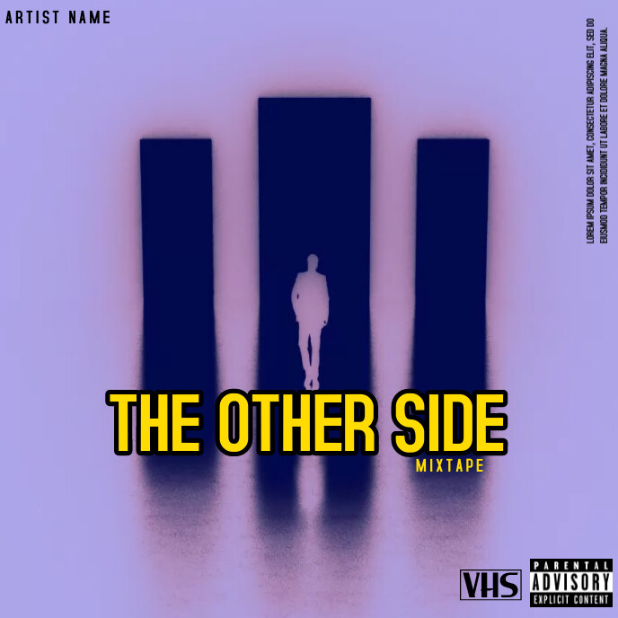 The other side 2 album cover Template | PosterMyWall