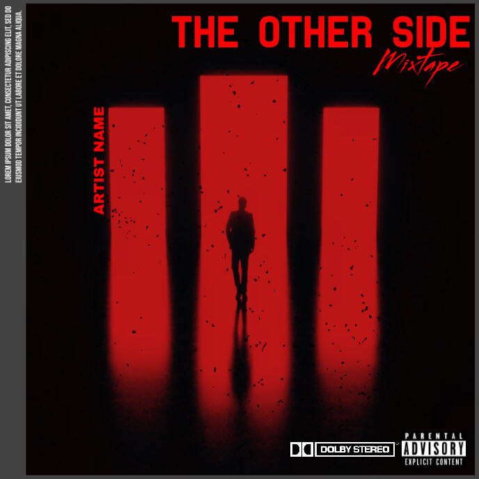 The other side album cover Templat | PosterMyWall