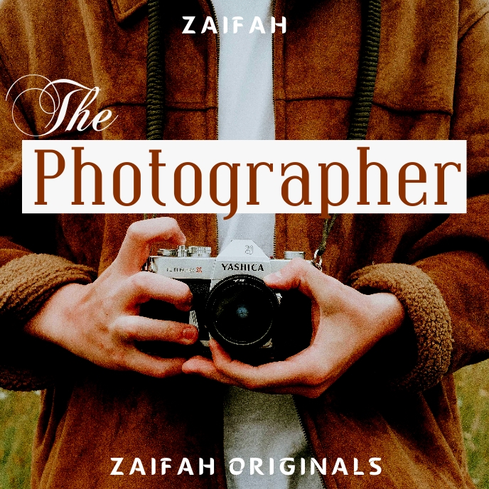 The photographer album cover design template | PosterMyWall