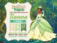 The Princess and the frog Template | PosterMyWall