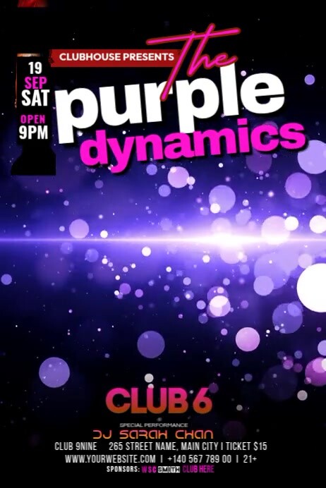 Copy of The Purple Party Video | PosterMyWall
