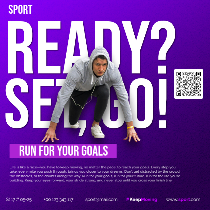 The Race Isn’t Over motivational post Template | PosterMyWall