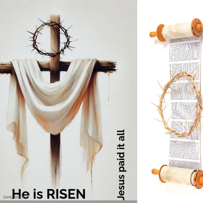 Copy of The risen lord | PosterMyWall