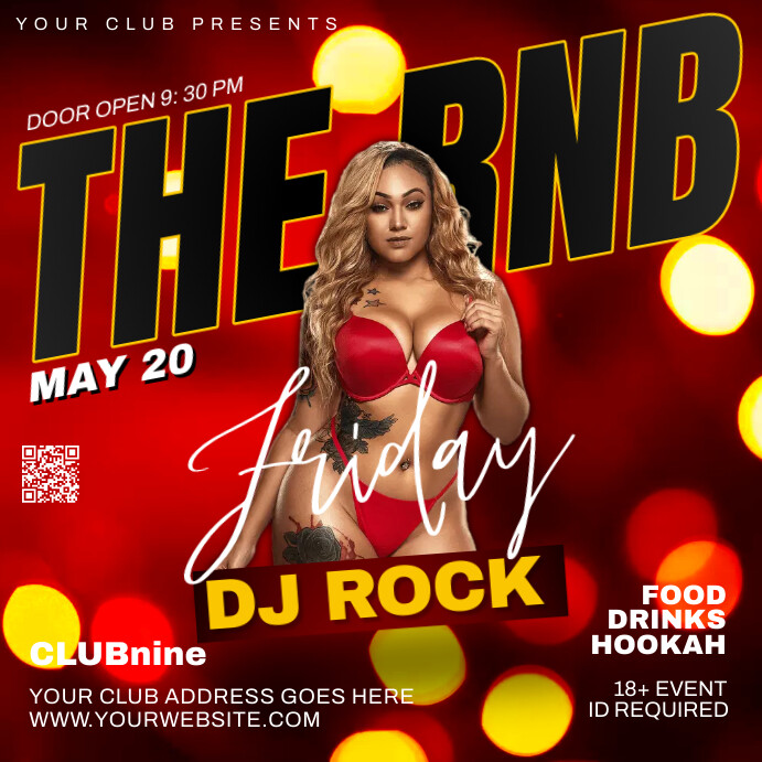 Copy of the rnb friday night | PosterMyWall