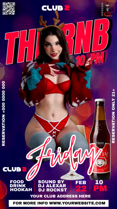 Copy of the rnb friday night party | PosterMyWall