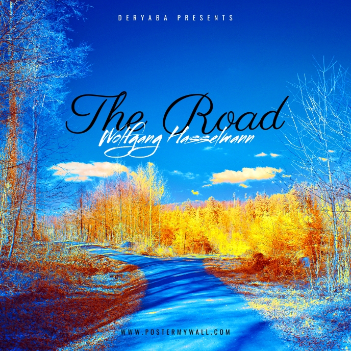 The Road Forest Tree The Mixtape CD Cover Template | PosterMyWall