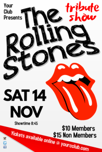 Tribute show poster Template | PosterMyWall