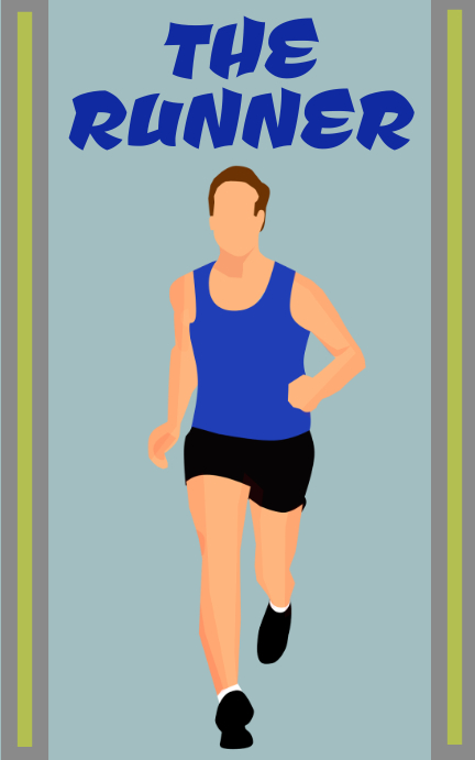 THE RUNNER BOOK TEMPLATE | PosterMyWall