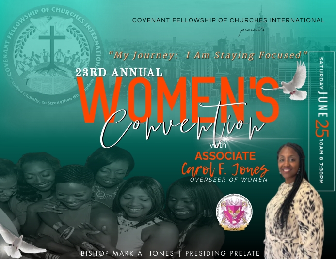 The Save the Date | Women's Conference Flyer Template | PosterMyWall