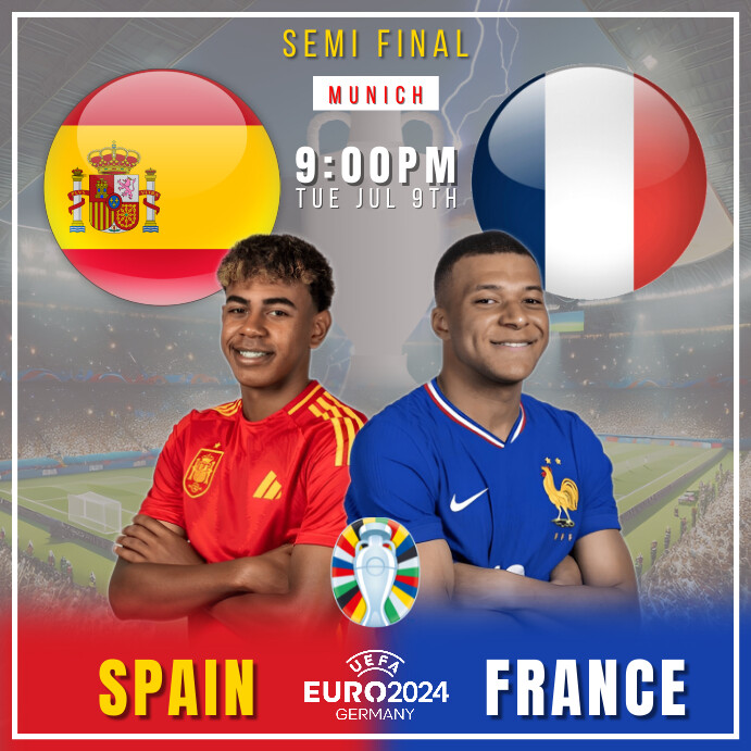 THE SEMI-FINAL Template | PosterMyWall