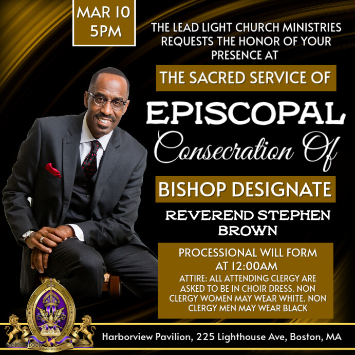 Copy of The Service of Episcopal Consecration | PosterMyWall
