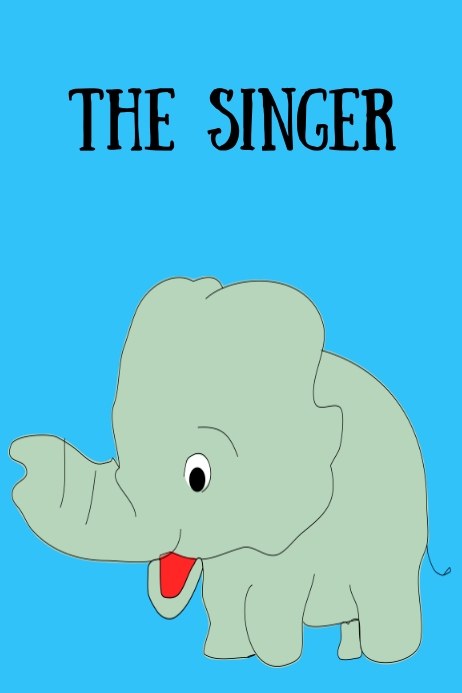 The Singer Template | PosterMyWall