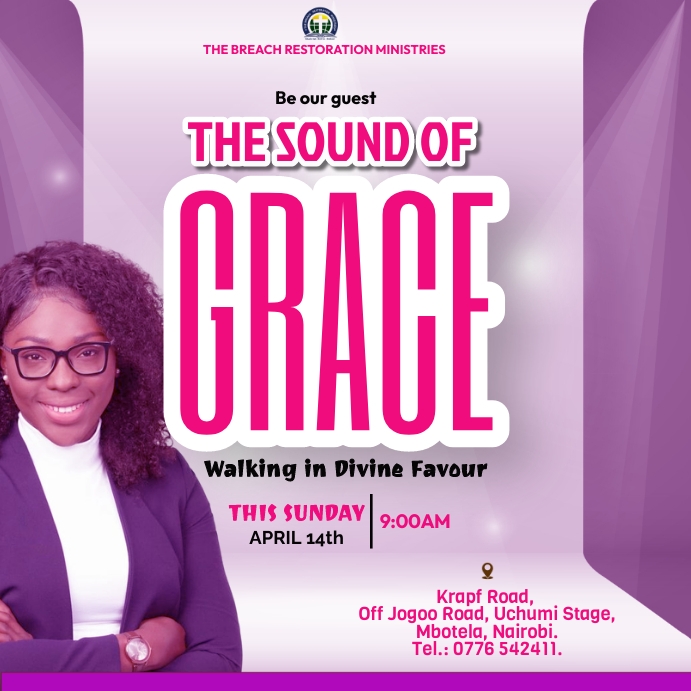 Copy of The Sound of Grace | PosterMyWall