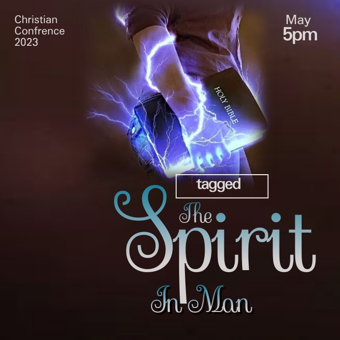 Copy of the spirit of God church flyer | PosterMyWall