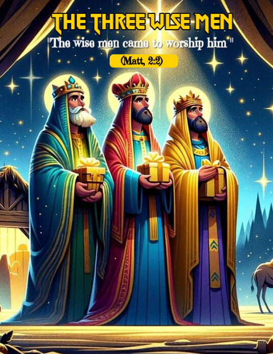 The Three Wise Men Template | PosterMyWall