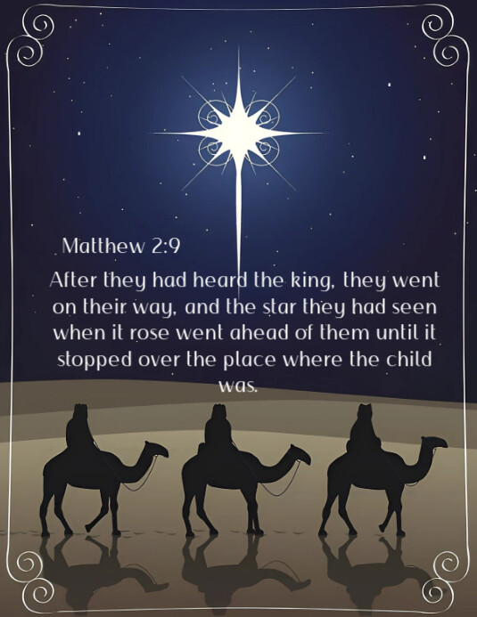 The Three Wise Men Template | PosterMyWall