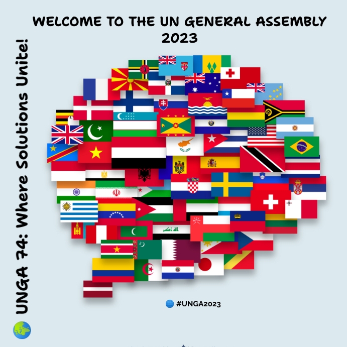 Copy of The UN General Assembly (UNGA) Template | PosterMyWall