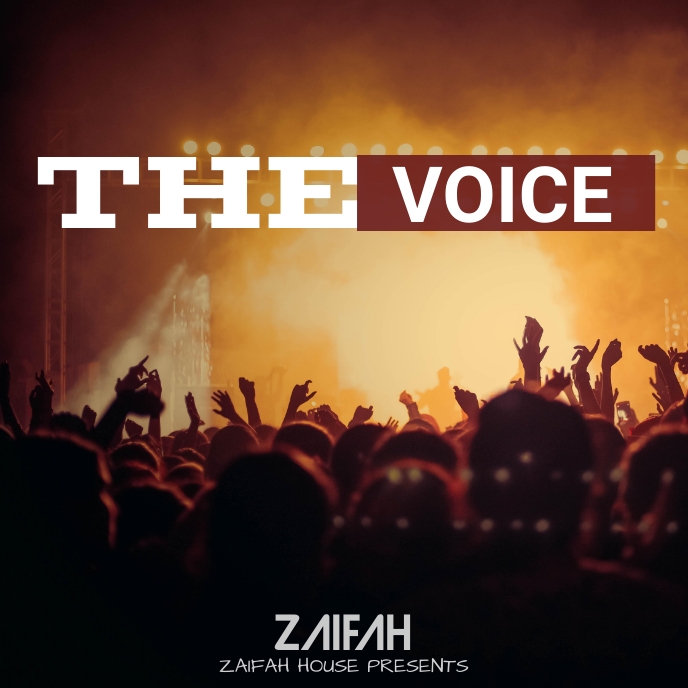 The voice album cover design template | PosterMyWall