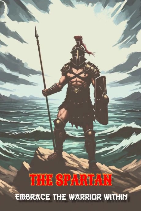 Copy of The Warrior Spartan Poster | PosterMyWall