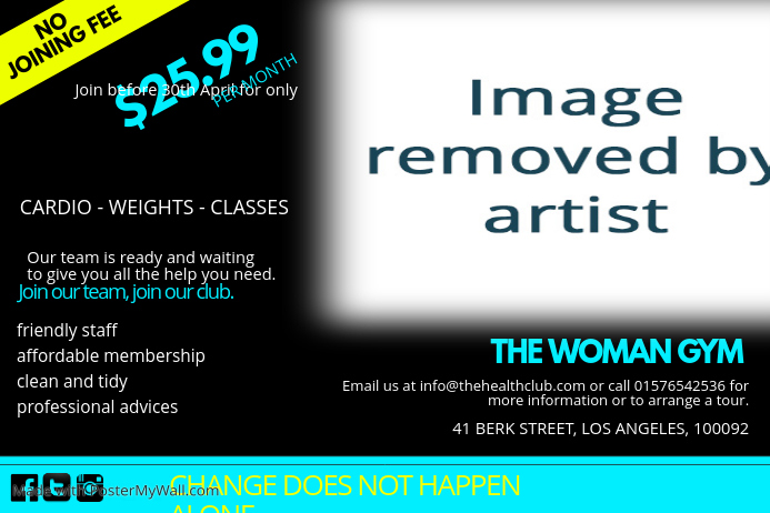 THE WOMAN GYM | PosterMyWall