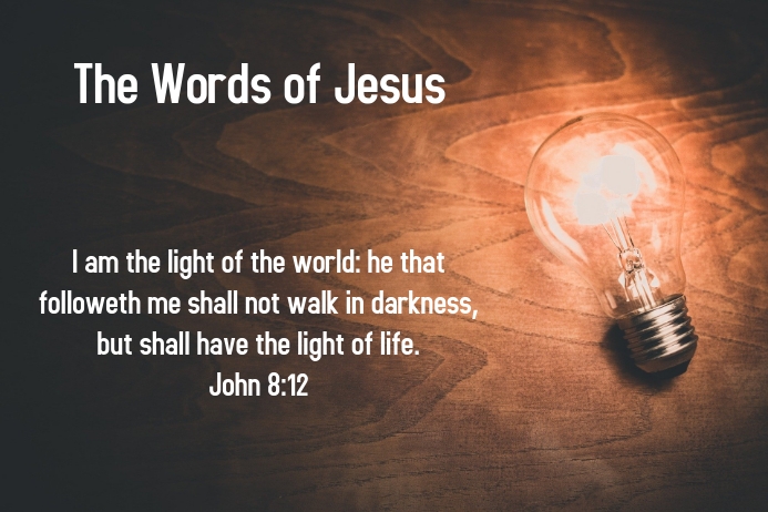 Copy of The Words of Jesus | PosterMyWall