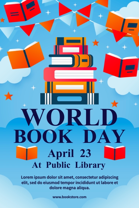 Copy of The World Books Day | PosterMyWall