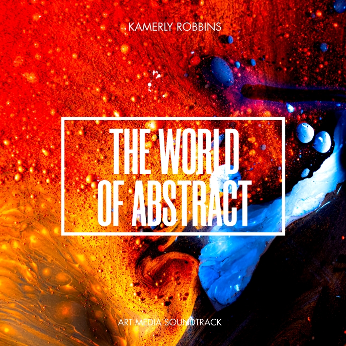 The World Of Abstract CD Album Cover Template | PosterMyWall