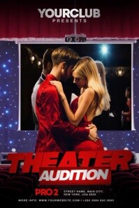 Theater Acting Workshop Template | PosterMyWall