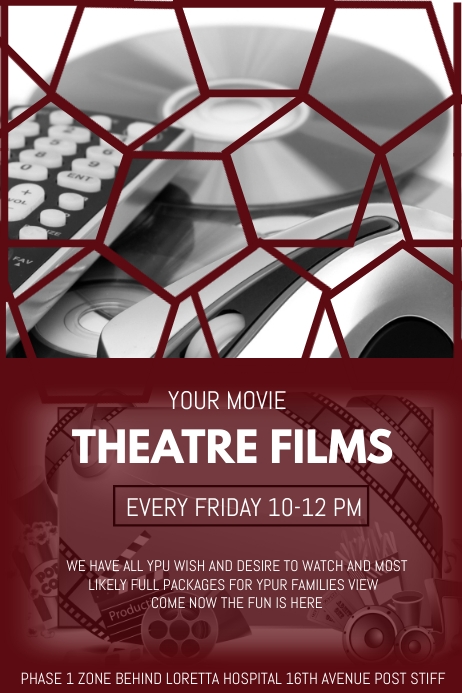 Theater movie Template | PosterMyWall