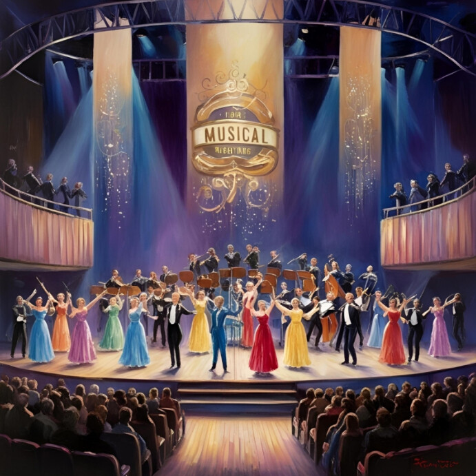 Modèle Theatre Performance Art Painting | PosterMyWall