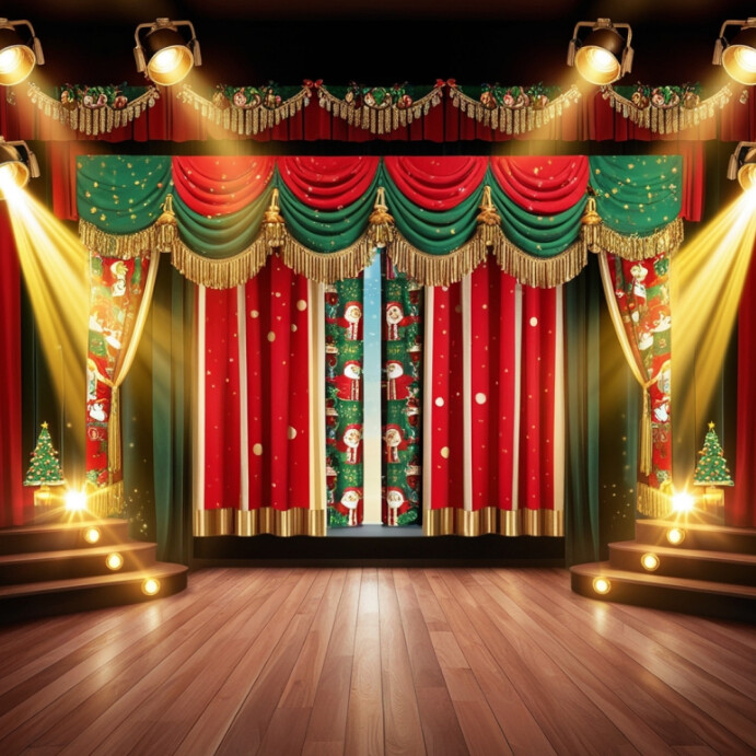 Theatre Stage Design Template | PosterMyWall