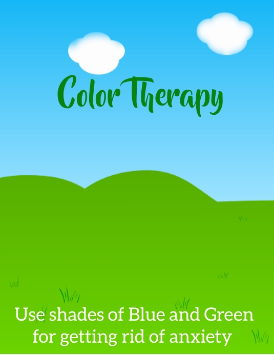 Copy of therapy, color therapy | PosterMyWall