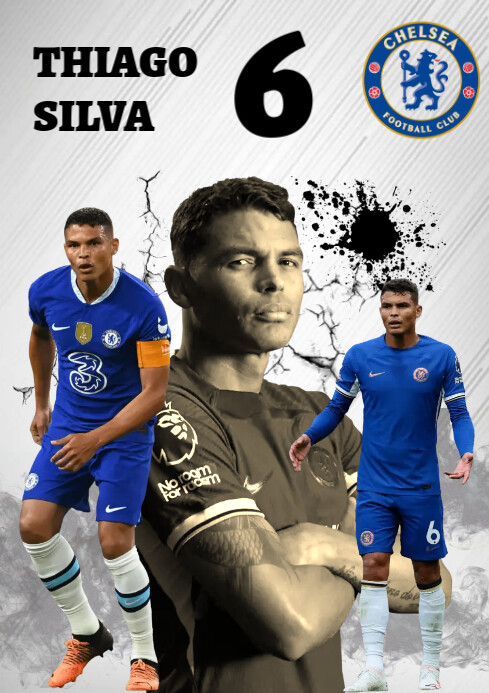 Thiago Silva Template | PosterMyWall