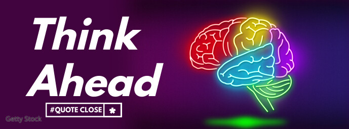 Think Ahead Facebook Page Cover Template | PosterMyWall
