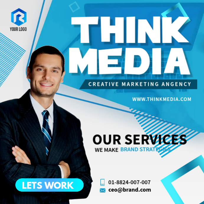 Think Media Template | PosterMyWall
