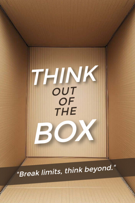 think out of the box Template | PosterMyWall