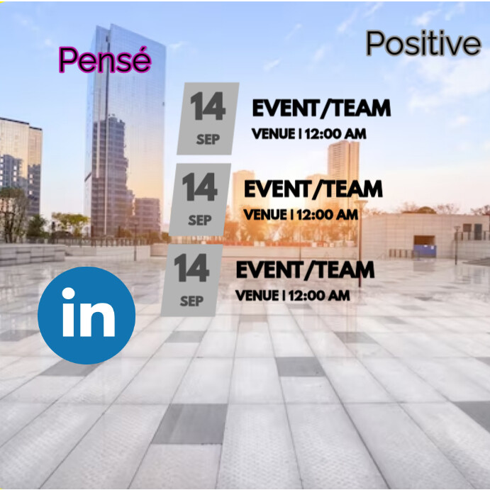 Think positively Template | PosterMyWall