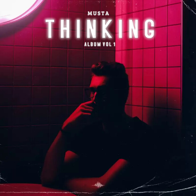 Plantilla de THINKING Album Cover | PosterMyWall